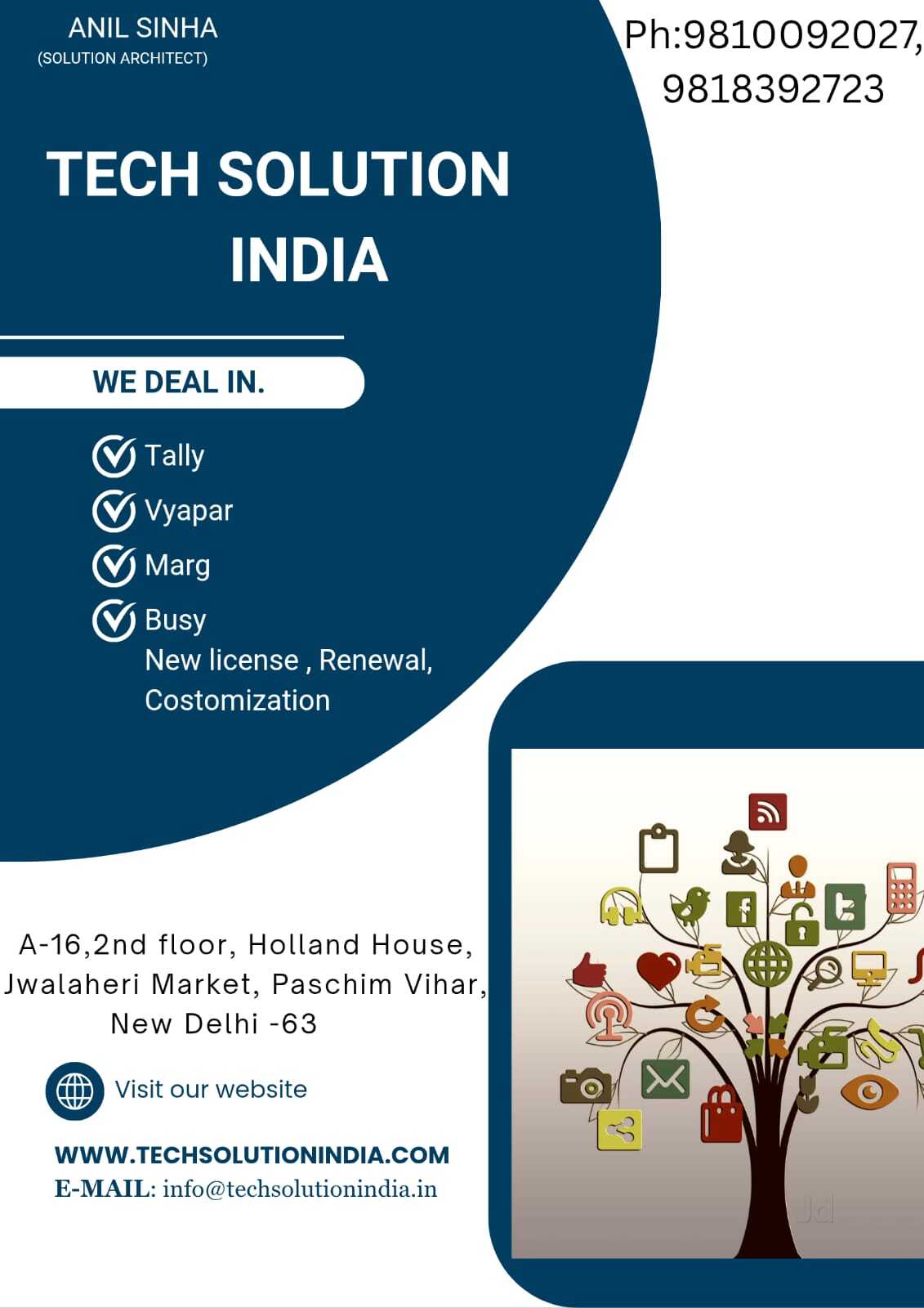 Tech Solution India in Paschim Vihar, Delhi - Best Computer Software ...