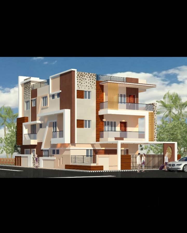 A One Builders & Consultants in Hosur - Best Elevation Architectural ...