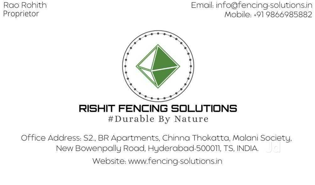 Rishit Fencing Solutions in New Bowenpally, Hyderabad - Best Fencing ...