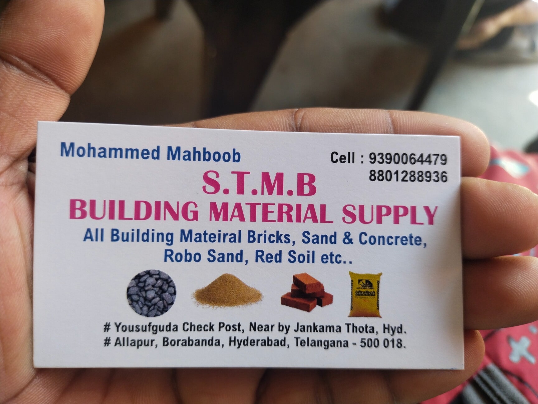 STMB Building Material Supply in Borabanda, Hyderabad - Best Cement ...