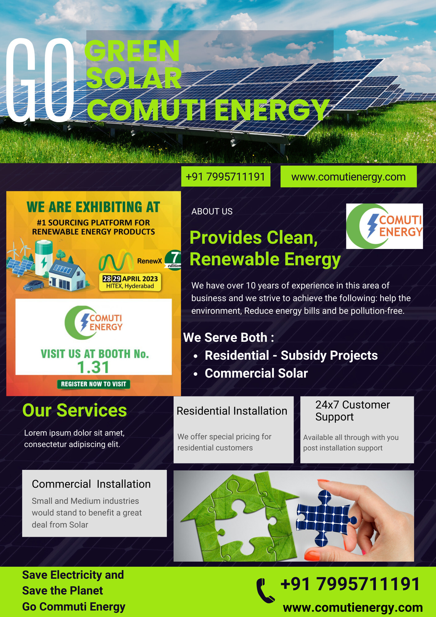 Comuti Energy Pvt Ltd in Madhapur, Hyderabad - Best Solar Energy ...