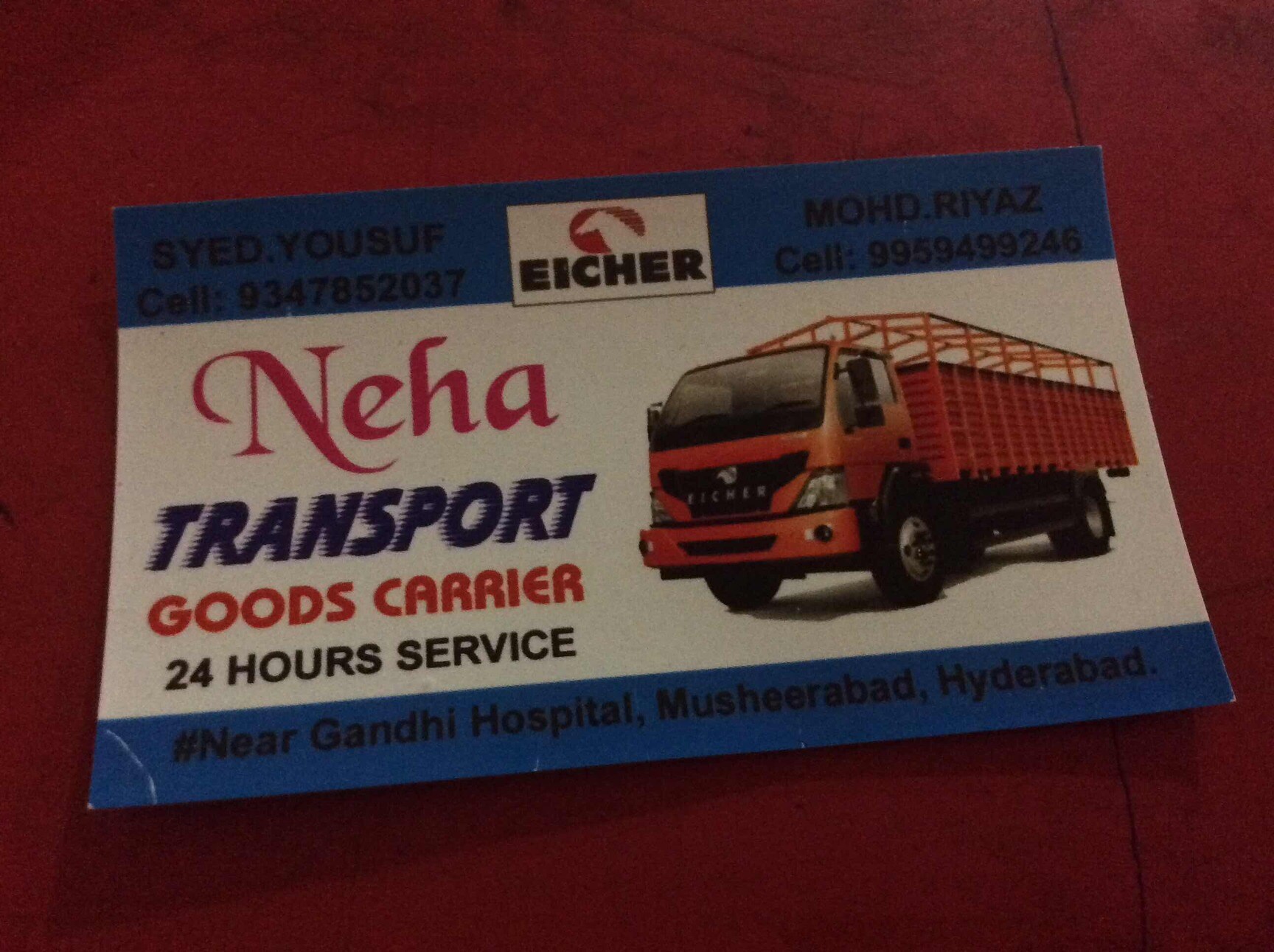 Neha Mini Transport in Musheerabad, Hyderabad - Best Transporters For ...