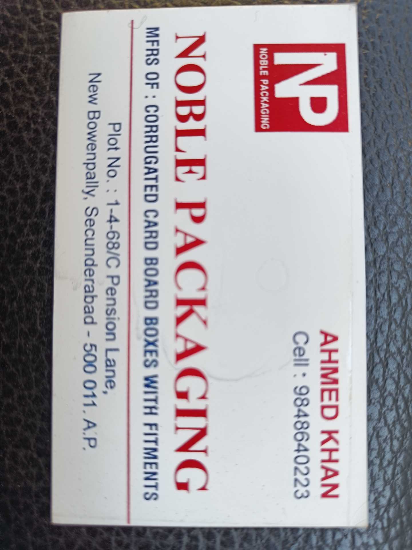 Noble Packaging in New Bowenpally, Hyderabad - Best Corrugated Box ...