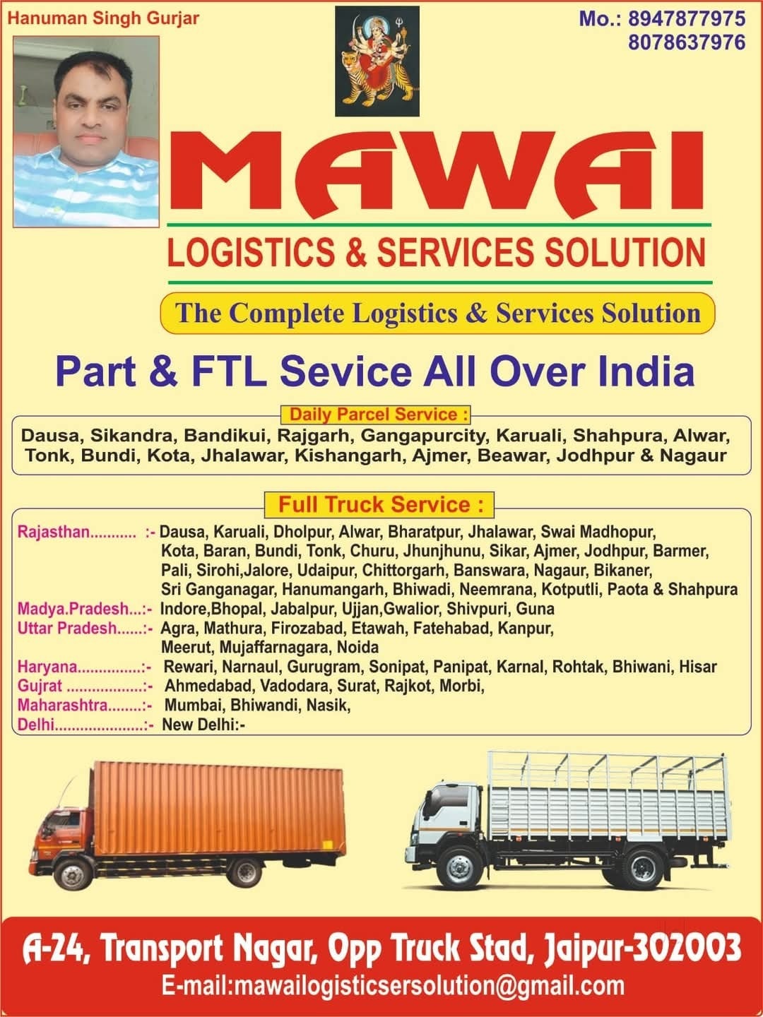 Mawai Logistics & Services Solution in Transport Nagar, Jaipur - Best ...