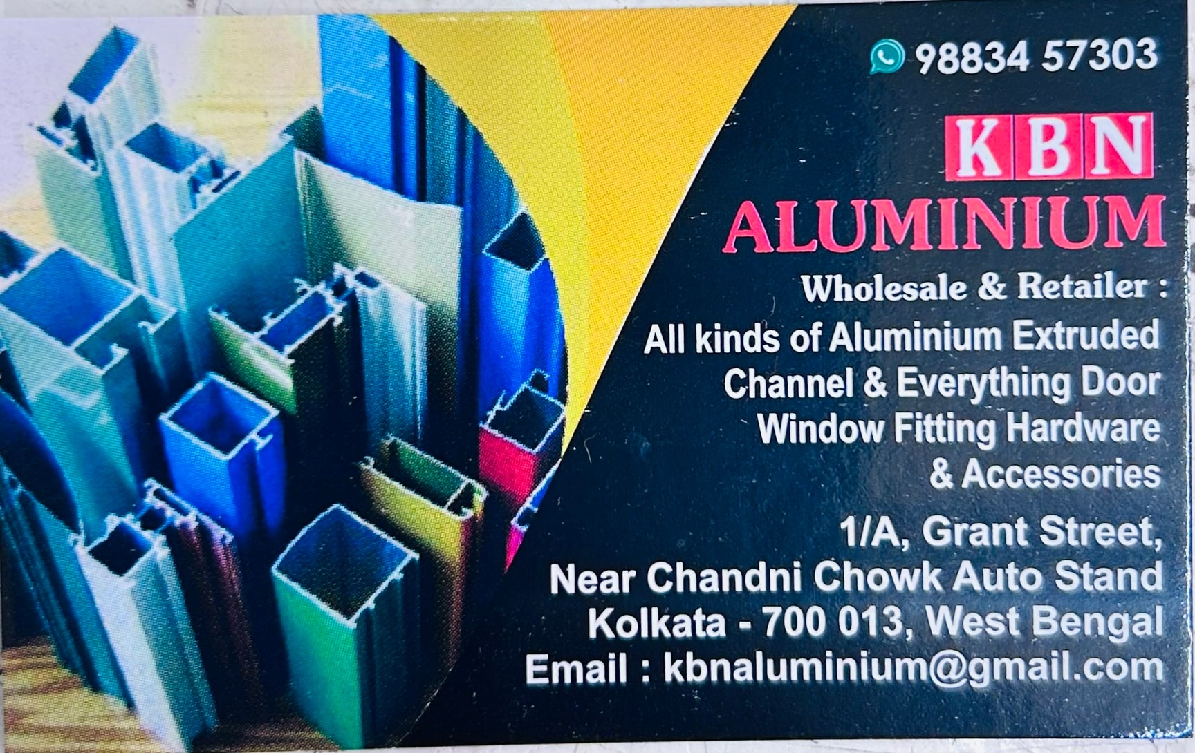 K B N Aluminium & Hardware in Dharmatala, Kolkata - Best Aluminium ...