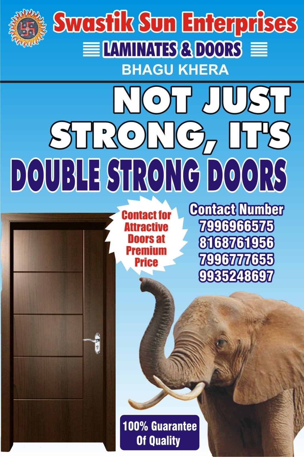 Swastik sun enterprises in Mohanlalganj, Lucknow - Best Door ...