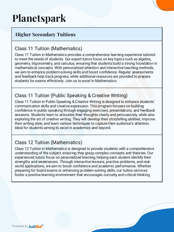 Planetspark in Udyog Vihar Gurgaon,Gurgaon - Best Home Tutors For ...