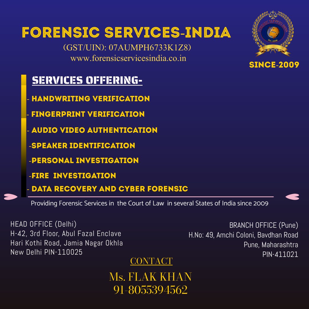 Forensic Services-India in Bavdhan, Pune - Best Forensic Consultants in ...