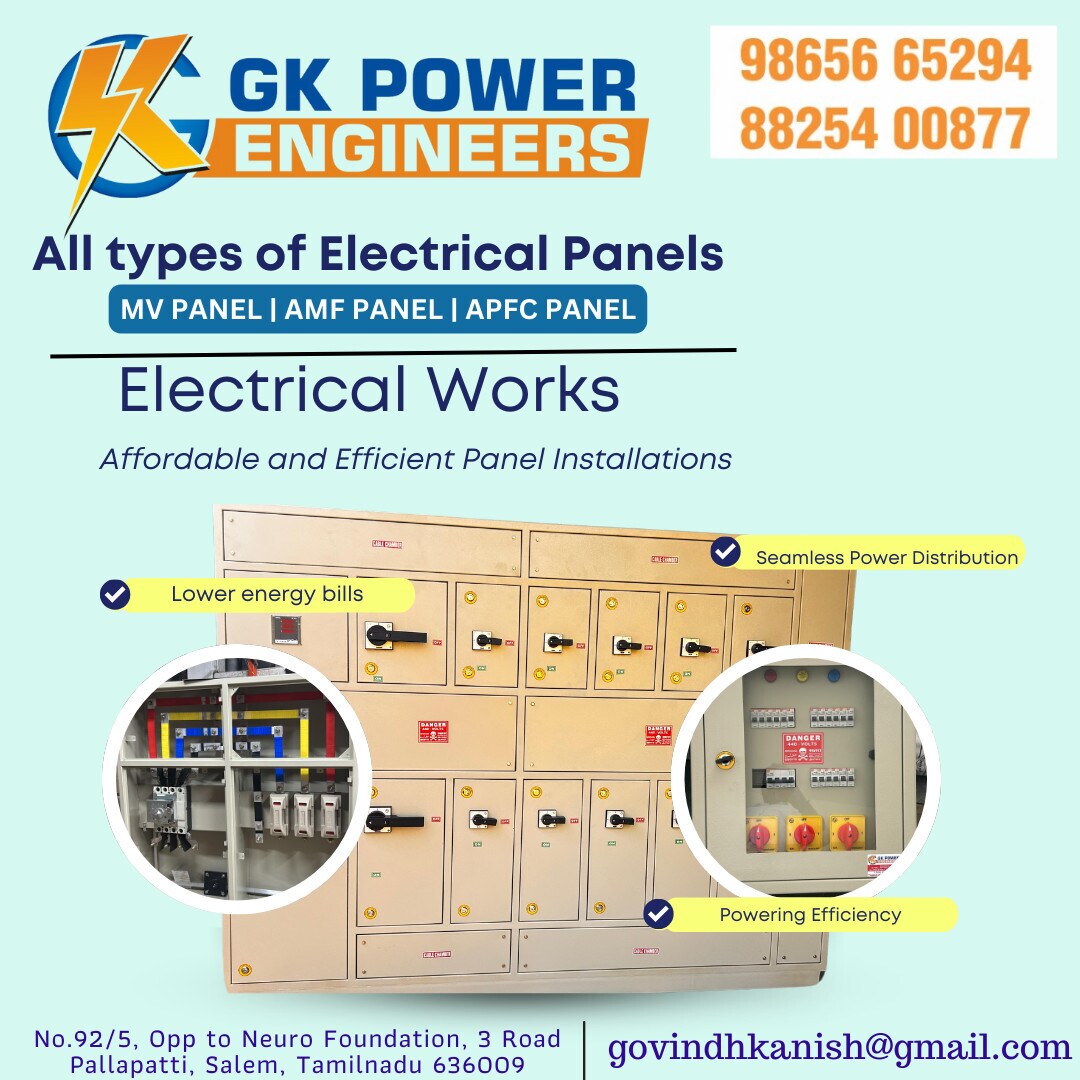 Gk Power Engineers in Leigh Bazaar, Salem - Best Electrical Engineering ...