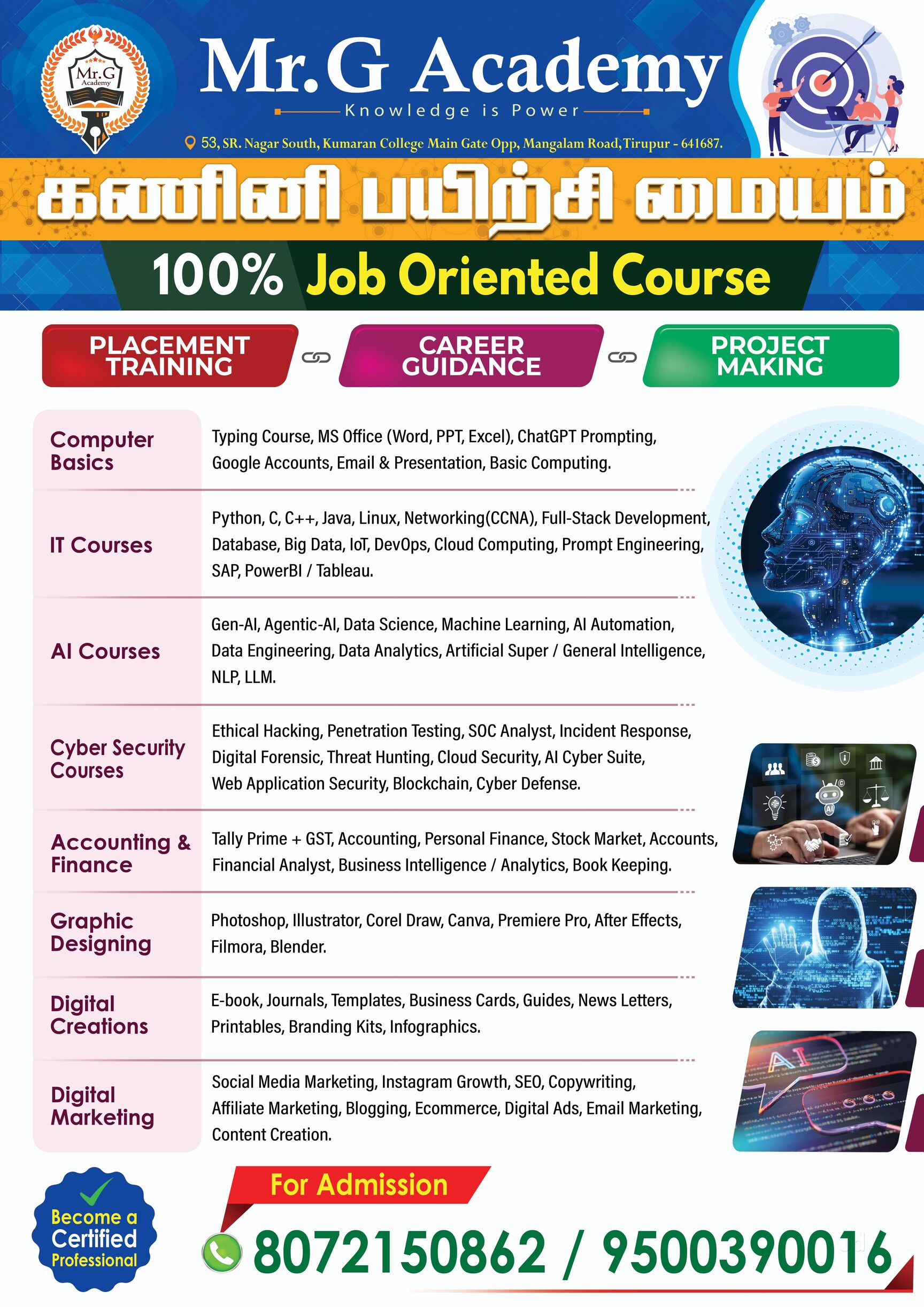 Top Educational Institutions near Sri Sakthi Hospital Koduvoi, Tirupur ...