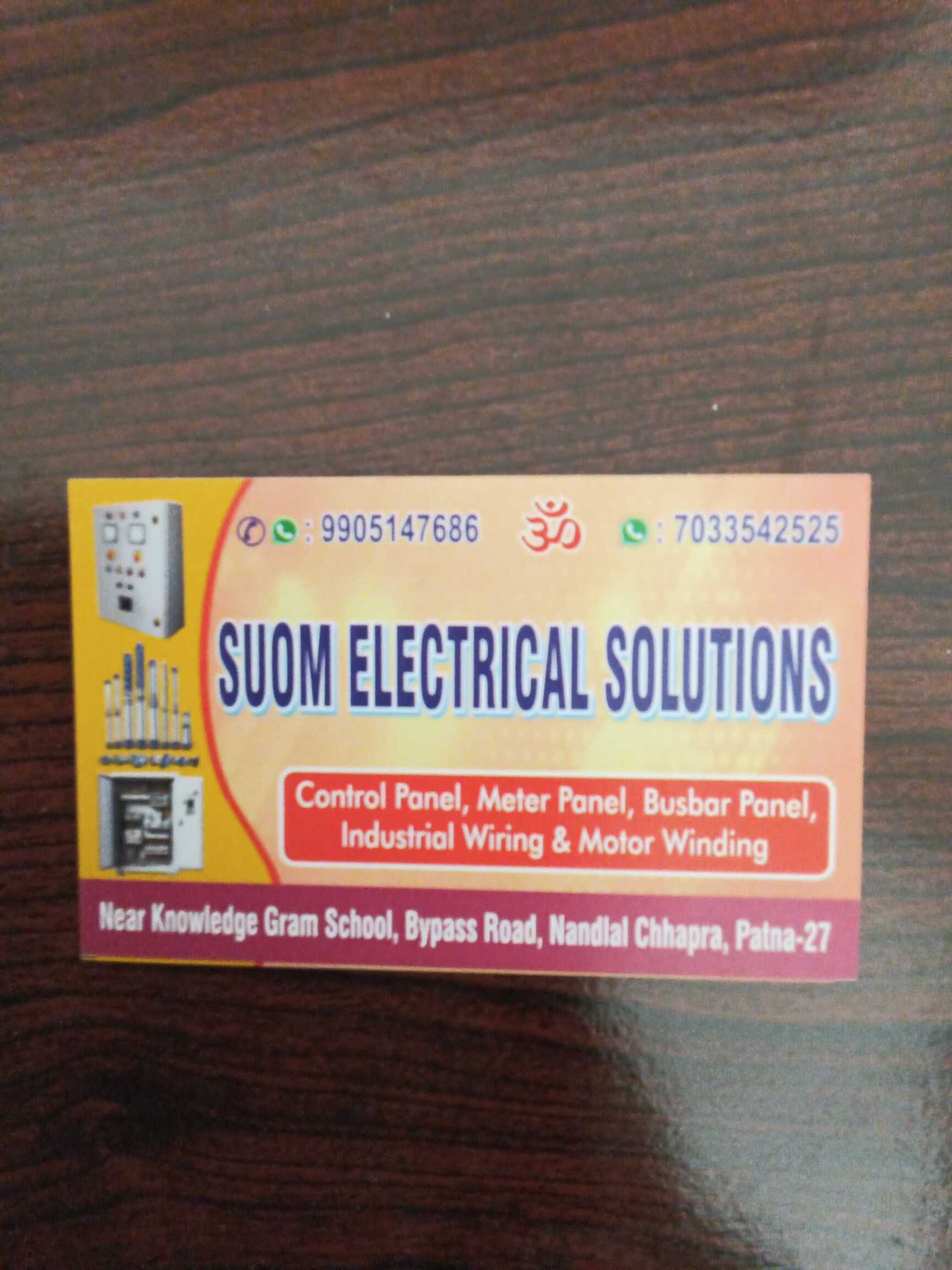 Suom electrical solution in Bhootnath Kachuara Road, Patna - Best ...